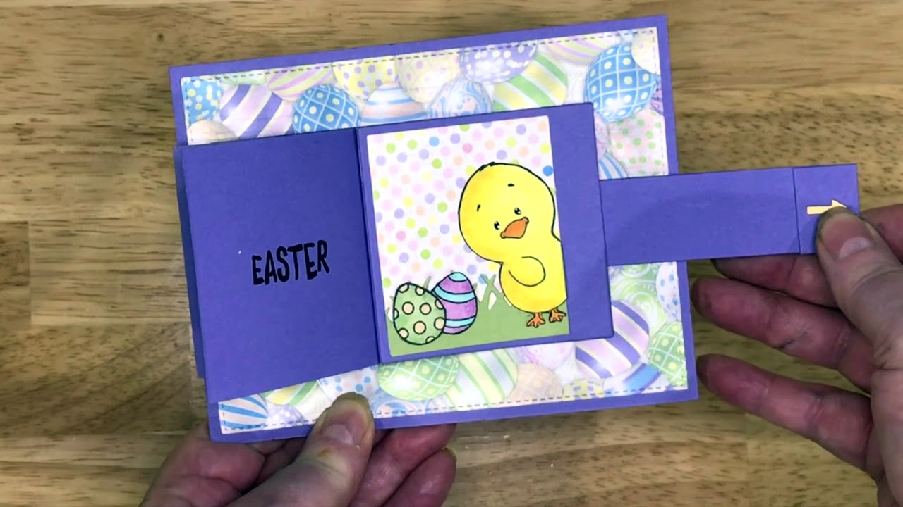 Easter Waterfall Card - YouTube