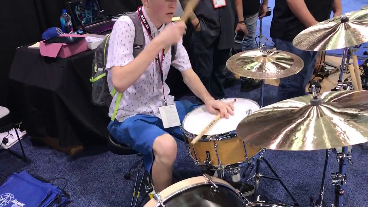 Tosh "The Drummer" Demos KickStrap - YouTube