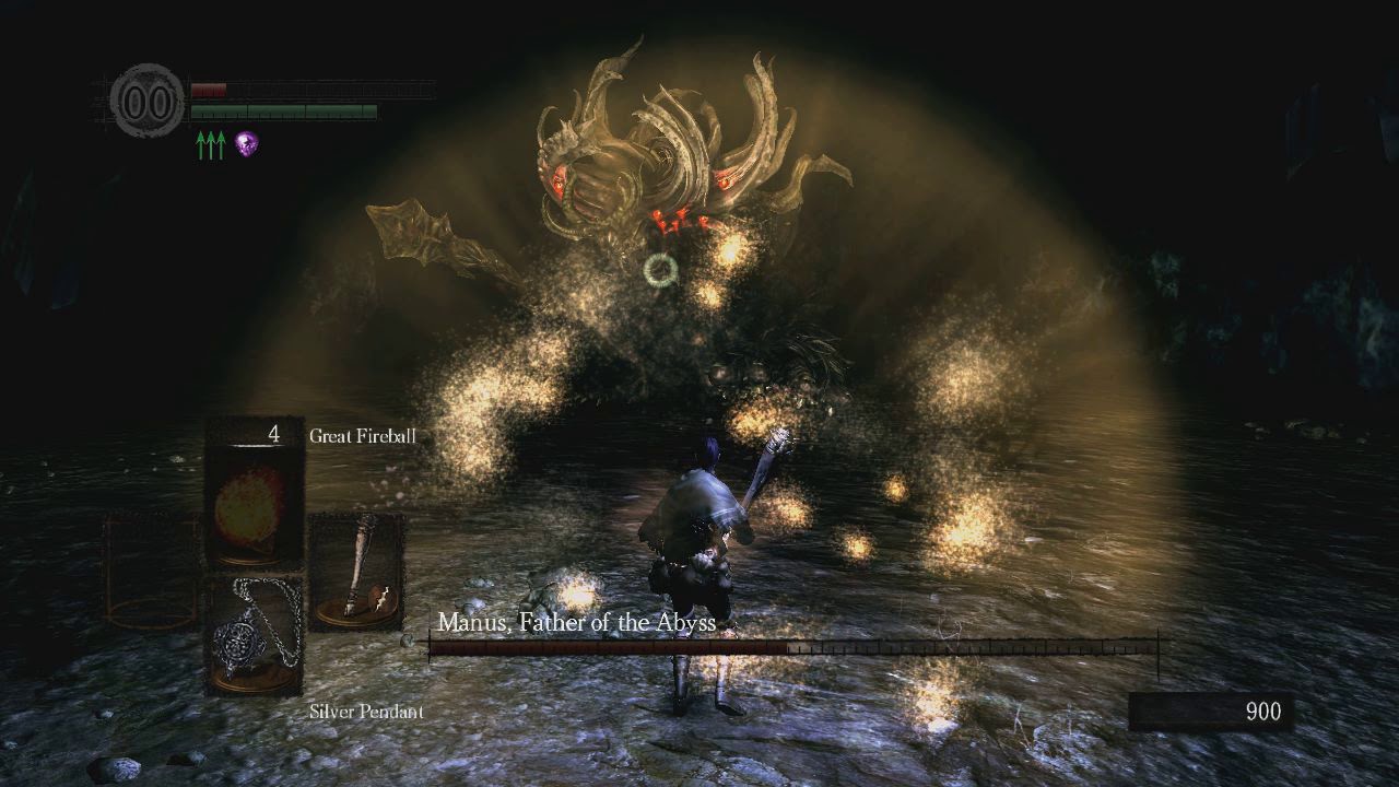 Dark Souls - Manus, Father of the Abyss (Soul Level 1) - YouTube