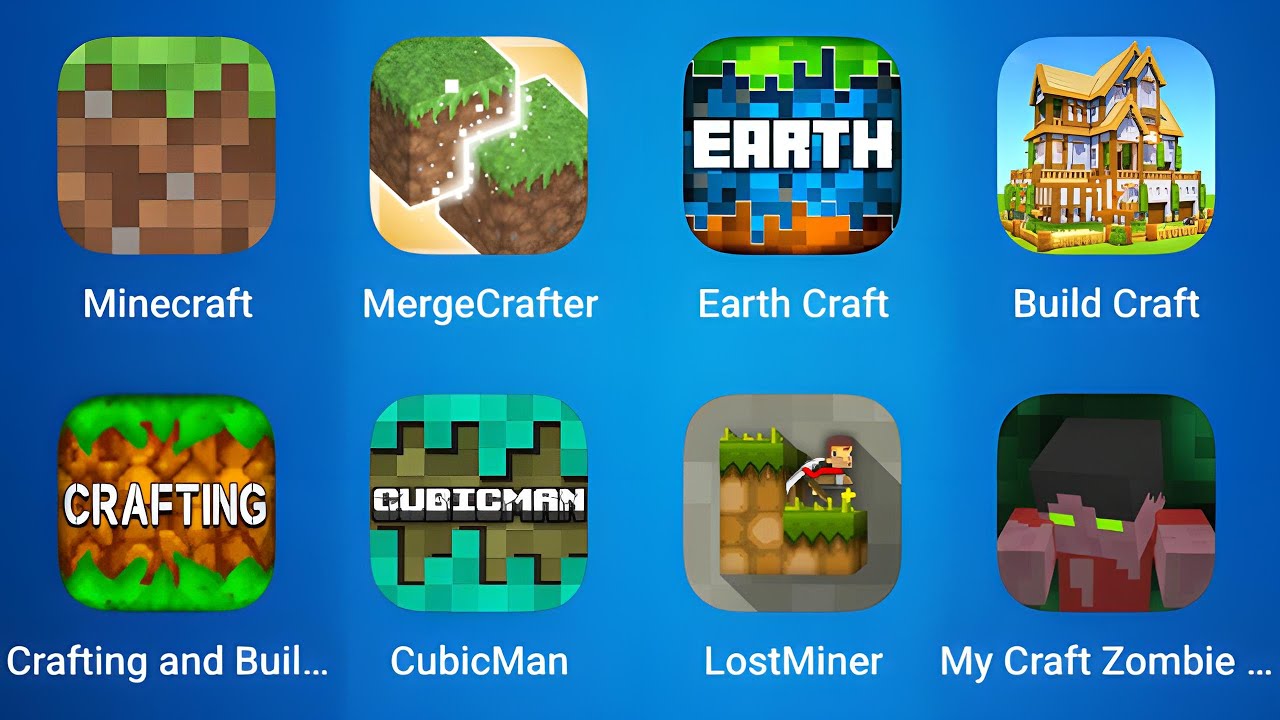 Minecraft, MergeCrafter, Earth Craft, Build Craft, Crafting and ...