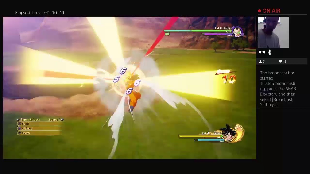 DBZ Gameplay Blind Reaction - YouTube