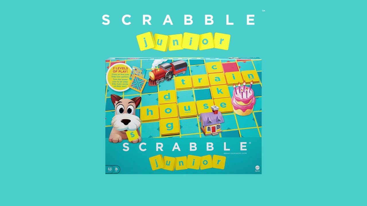 Scrabble Junior Board Game - New Version With Two Learning Levels For ...