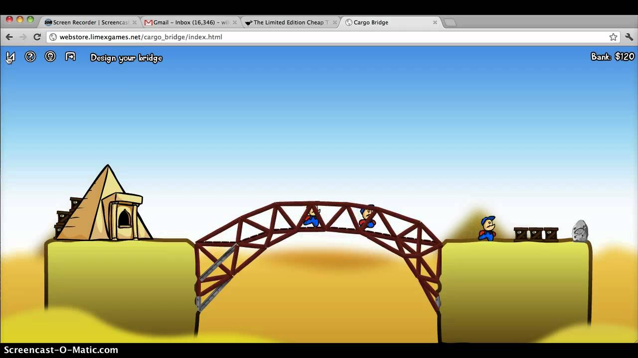 cargo bridge builder level 16 $120 - YouTube