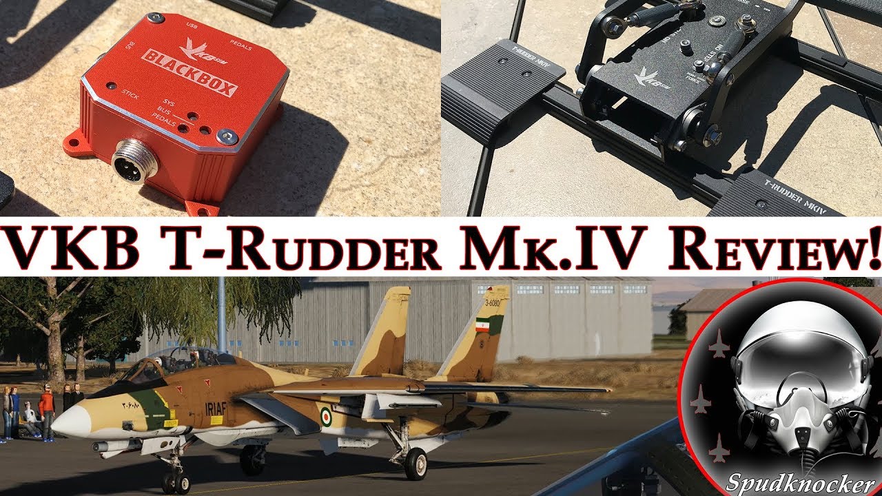 VKB T-Rudder Mk. IV Review! | Feat. DCS: F-14B Tomcat! - YouTube