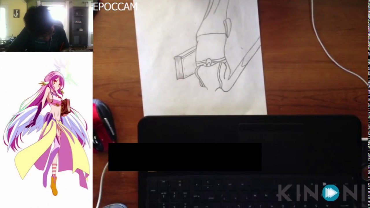 Drawing Jibril from No Game No Life (1 phase) - YouTube
