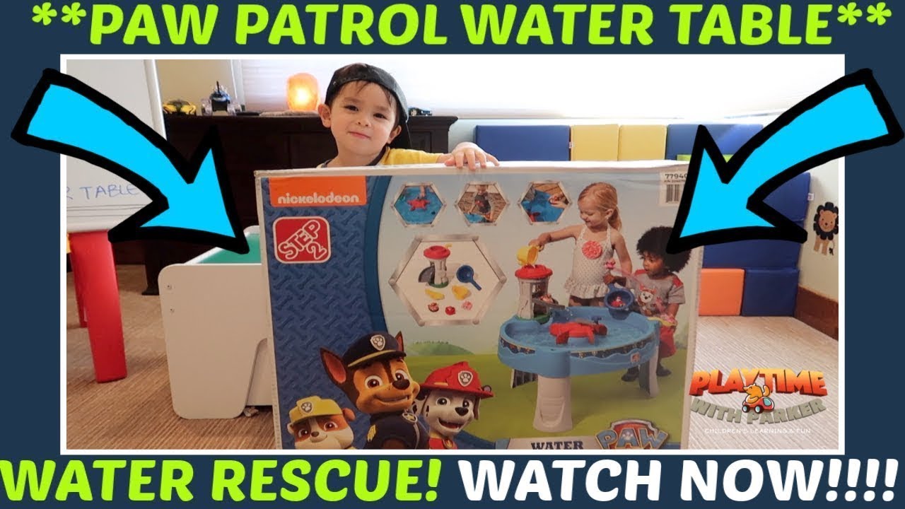 Paw Patrol Water Table SPLASH!!! WATCH NOW!! - YouTube