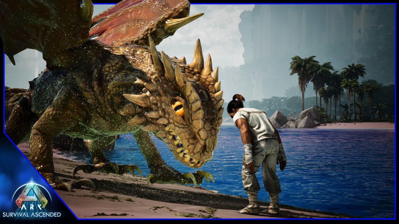 I Tamed A Sand Dragon! | Ark Fantasy Ascended EP02 - YouTube