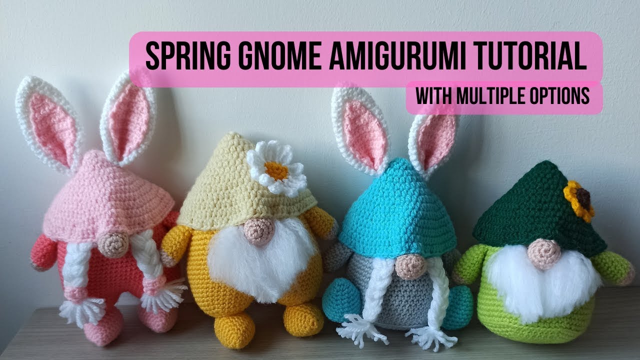 gnome amigurumi crochet tutorial | ambroscrochet - YouTube