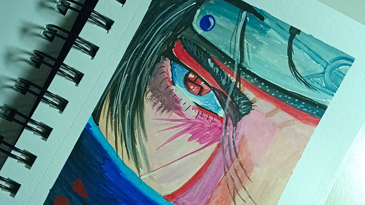 Itachi Uchiha eye drawing - YouTube