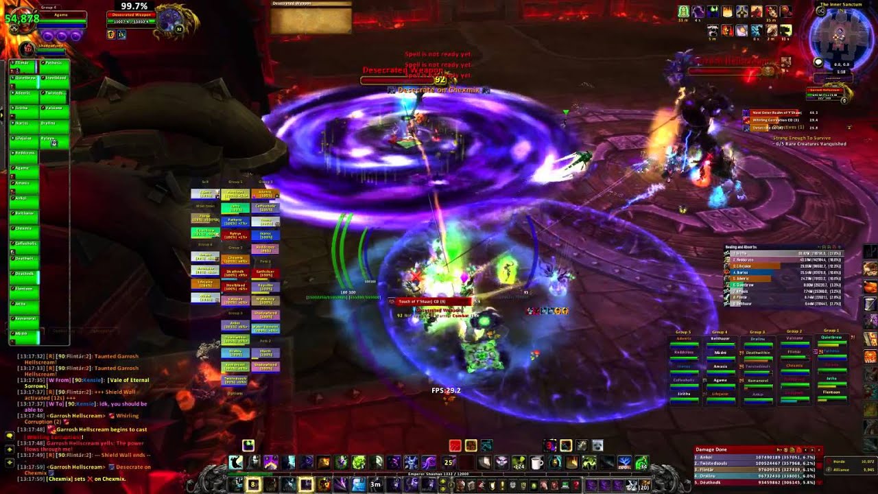 Eighty-Six (86) of Tanaris 25 man Garrosh Hellscream Kill - YouTube