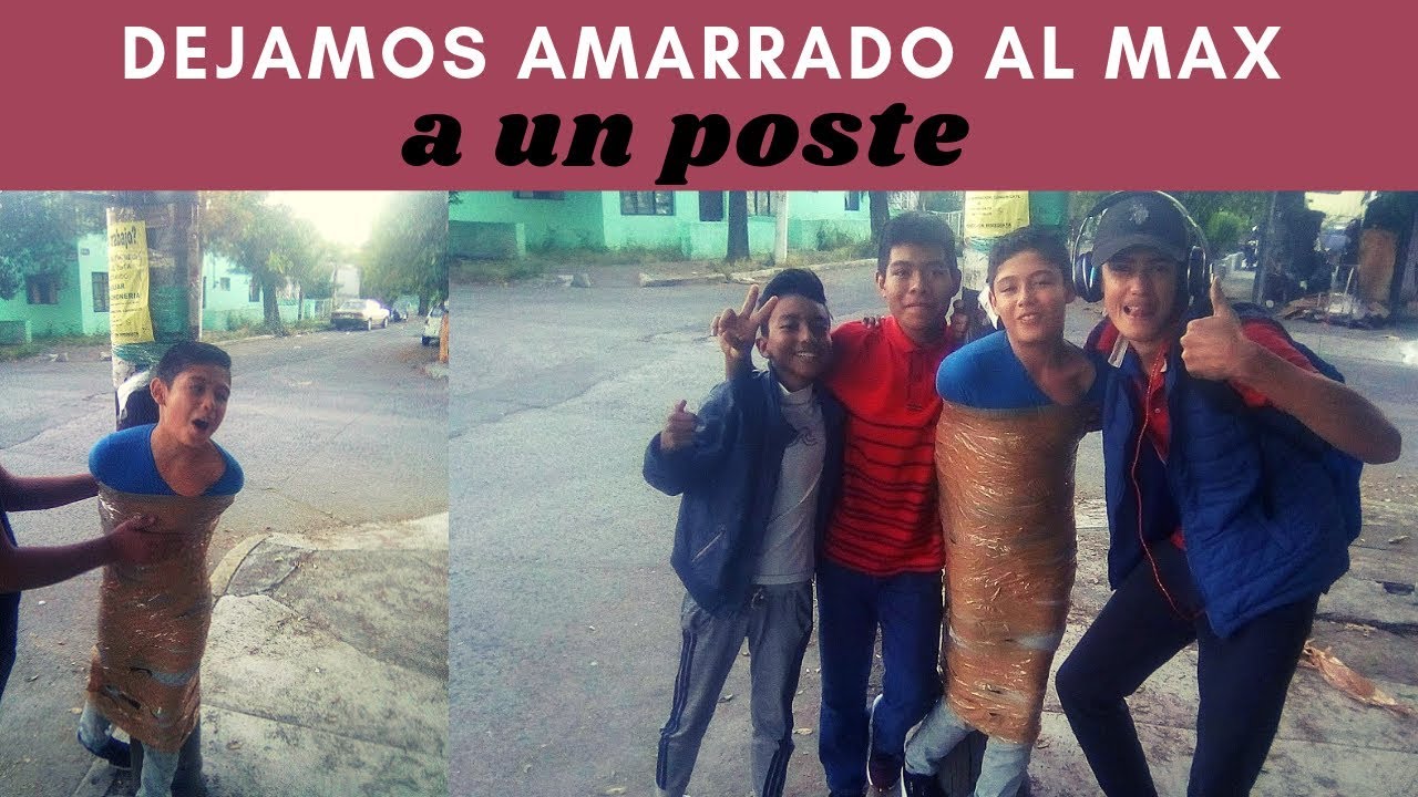 DEJAN AMARRADO A UN NIÑO EN EL POSTE Y ESTO PASO... - YouTube