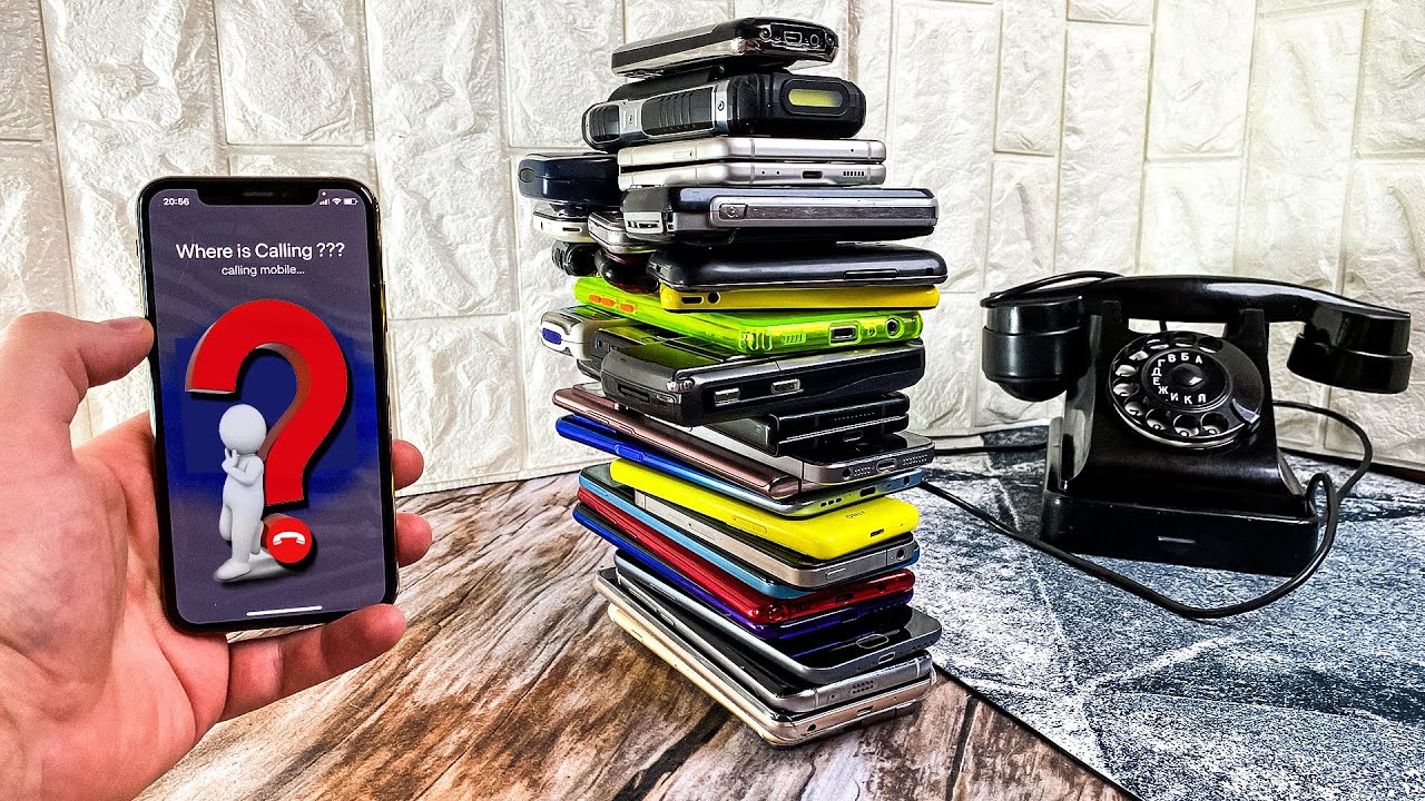 Search for an Incoming Call & Alarm Clock Among phones iPhone, Samsung ...