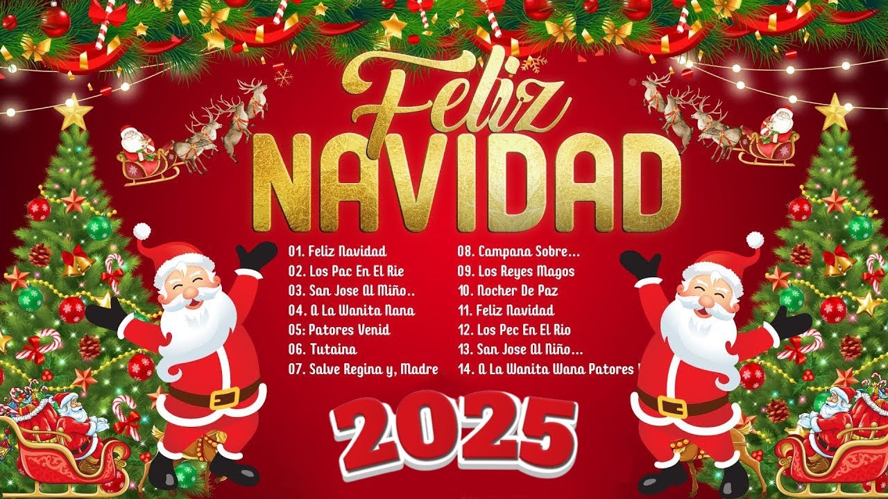 Feliz Navidad 2025🌲Música de Navidad en Español🎅Mejores Exitos ...
