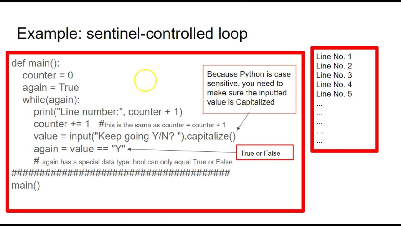 Mod 08A Python Introduction To Loops YouTube Mod 08A Python Introduction To Loops YouTube