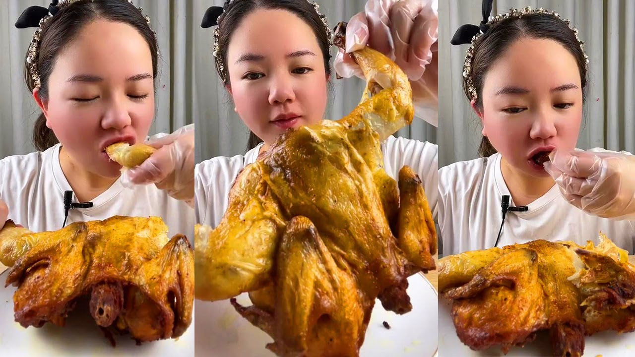 Asmr Food Mukbang Eating Show | Eat KFC Roast Chicken - YouTube