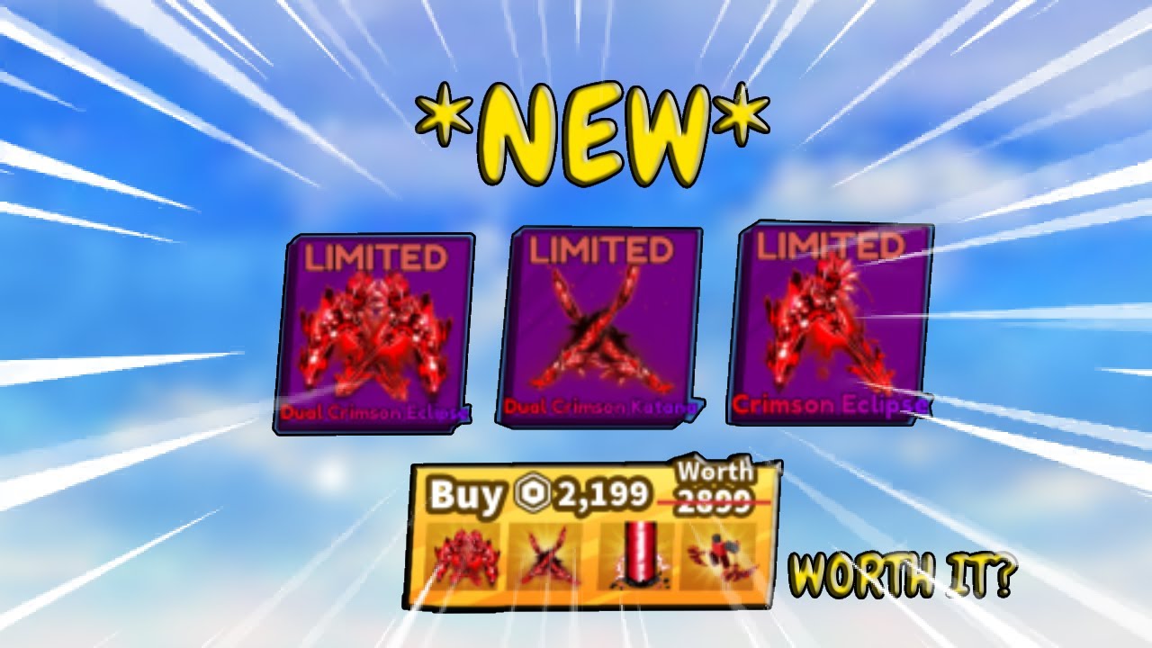 *NEW* Crimson Pack Update In Roblox Blade Ball [Showcase] - YouTube