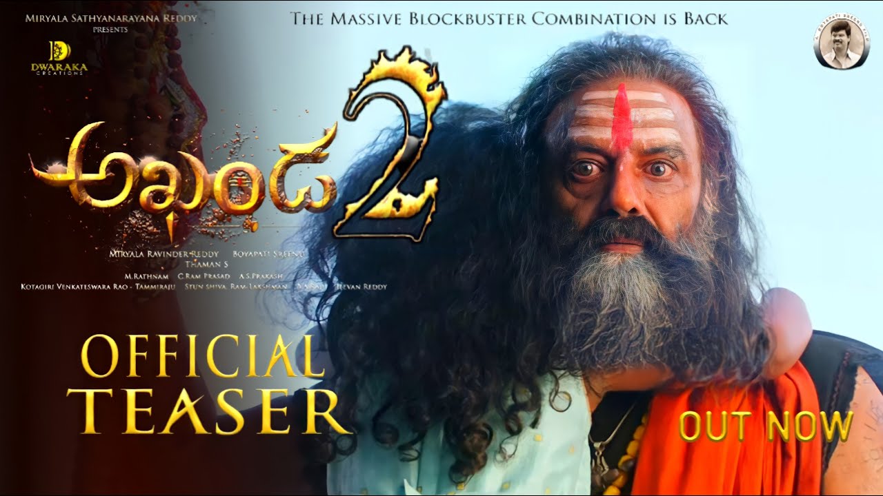 AKHANDA 2 -Balakrishna Intro First Look Teaser|Akanda 2 Official Teaser ...