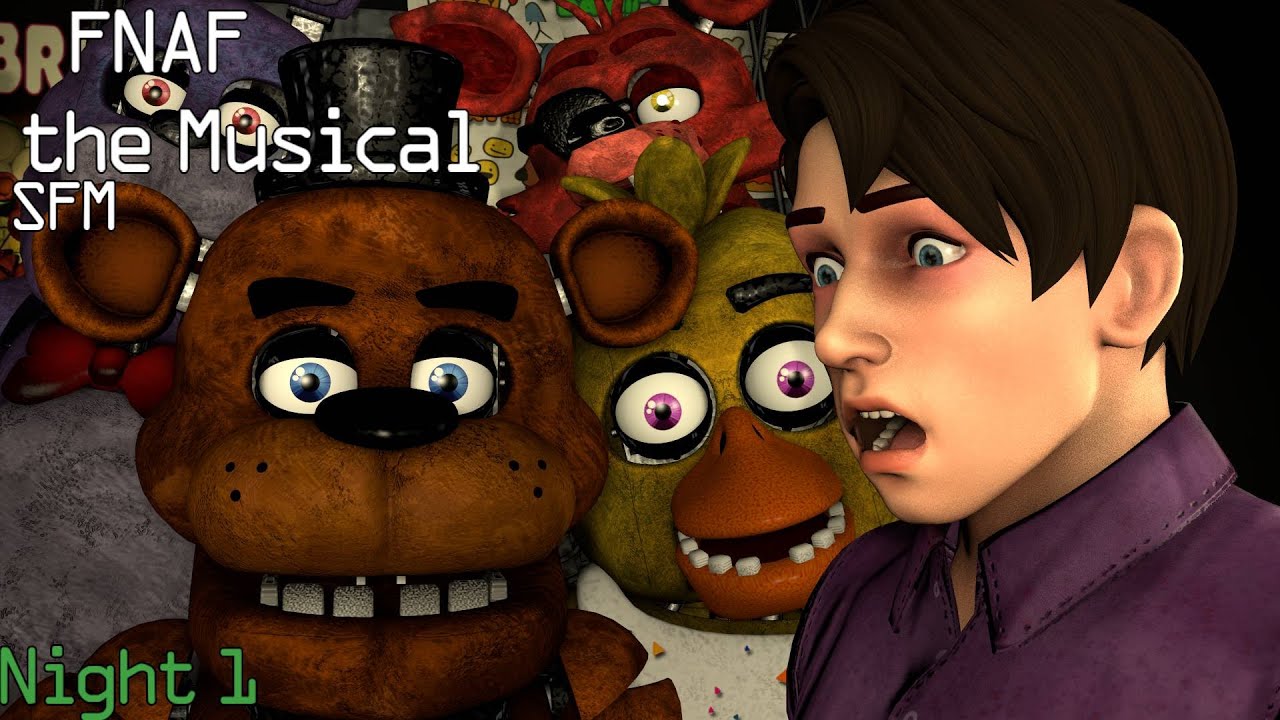 FNAF The Musical sfm animation (FNAF 8th Anniversary) - YouTube