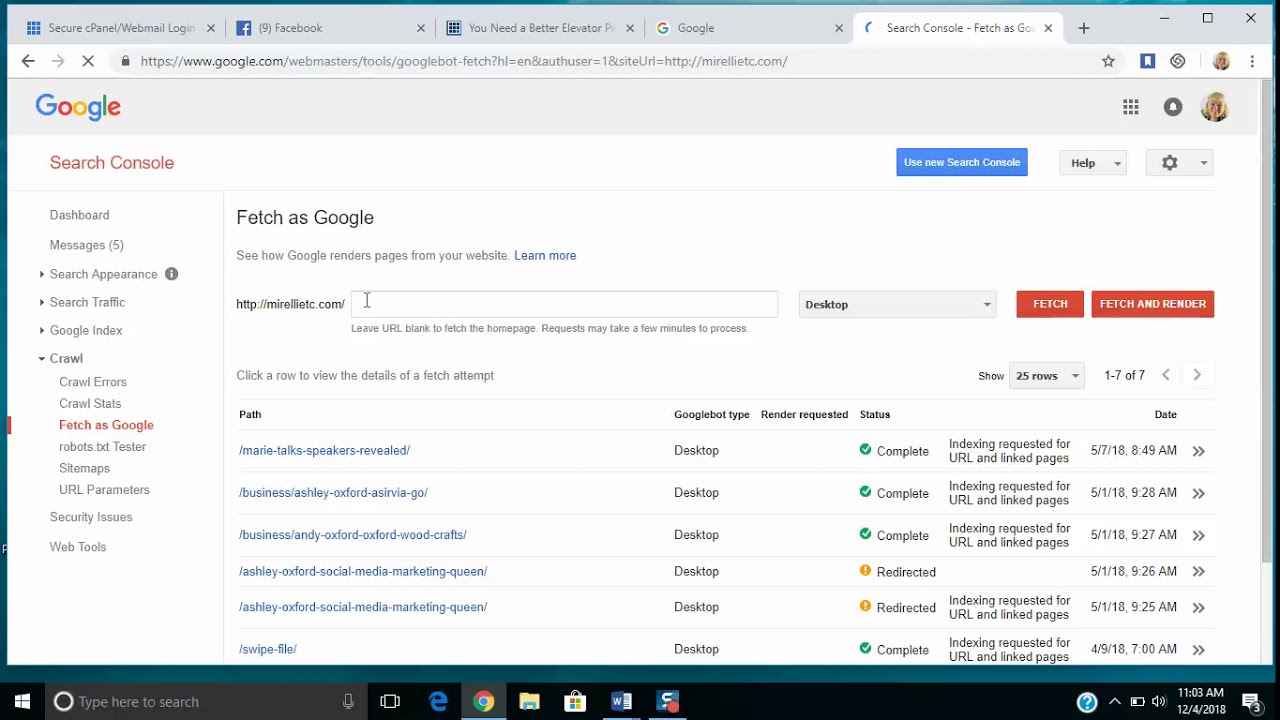 How to Submit a Blog Post to Google Webmaster Tools - YouTube