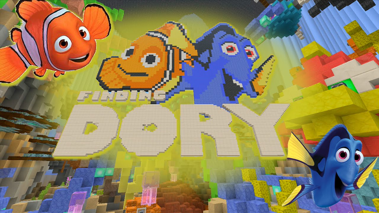 Finding Dory Movie MURDER MYSTERY | The Big Fall (Minecraft) - YouTube