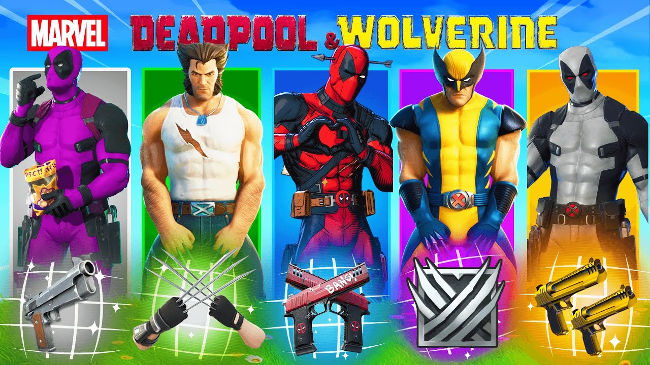 Die ,,ZUFÄLLIGE" WOLVERINE & DEADPOOL Boss Skin Challenge in Fortnite ...