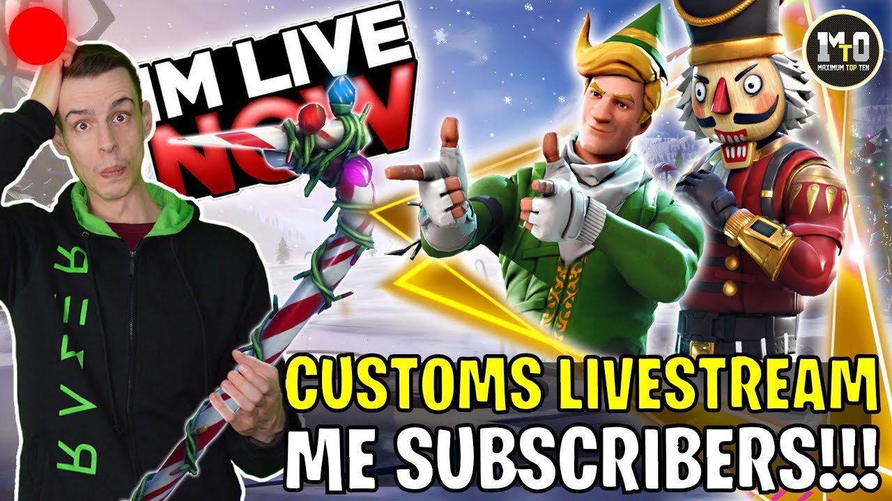 🔴 ΤΑ ΠΙΟ ΤΡΕΛΑ CUSTOMS ΠΑΝΤΑ ΜΑΖΙ ΣΑΣ!!! 💥 ΘΑ ΓΙΝΕΙ ΧΑΜΟΣ!!! 💪 FORTNITE ...