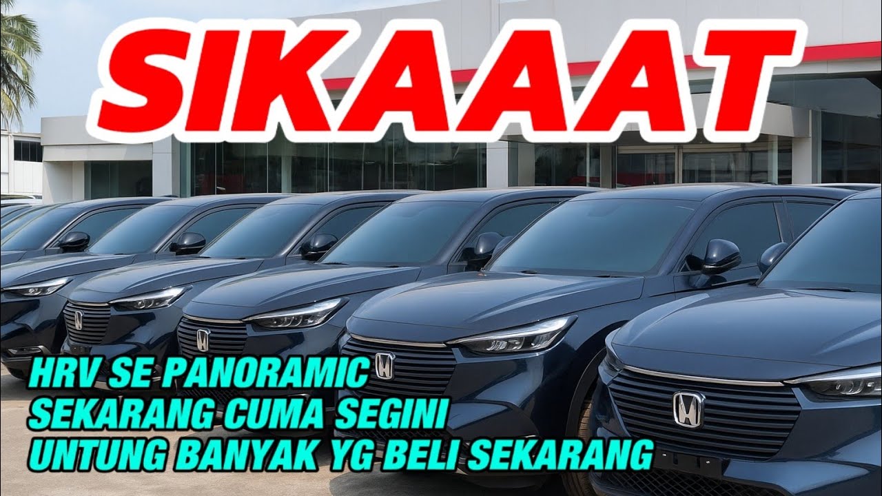 Habisin Model Lama, Honda Nekat Jual Murah HRV SE Panoramic Roof - YouTube