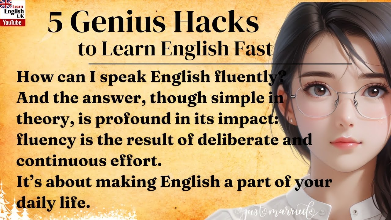 5 Genius Hacks to Learn English Fast - YouTube