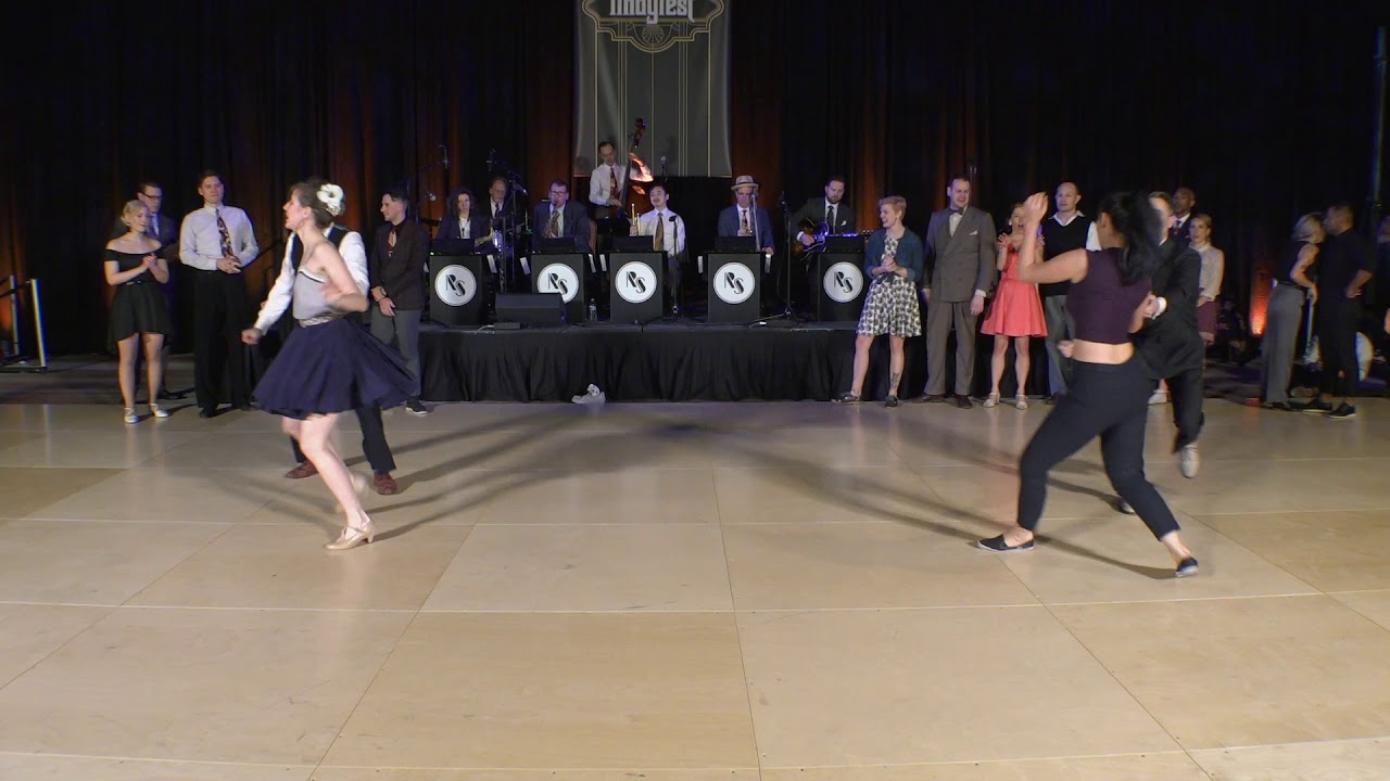Lindyfest 2019: Invitational Swing Dance Battle - Mid-tempo Round - YouTube