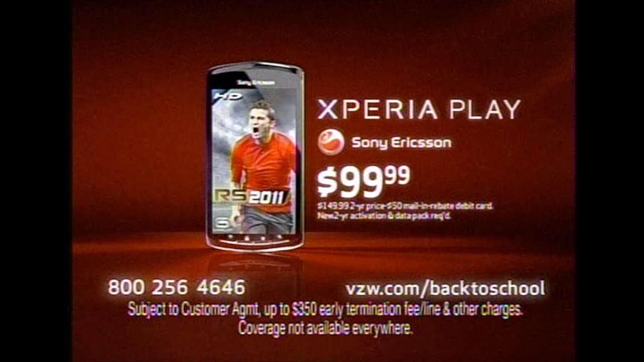 Verizon Xperia Play Cell Phone Commercial (2011) - YouTube