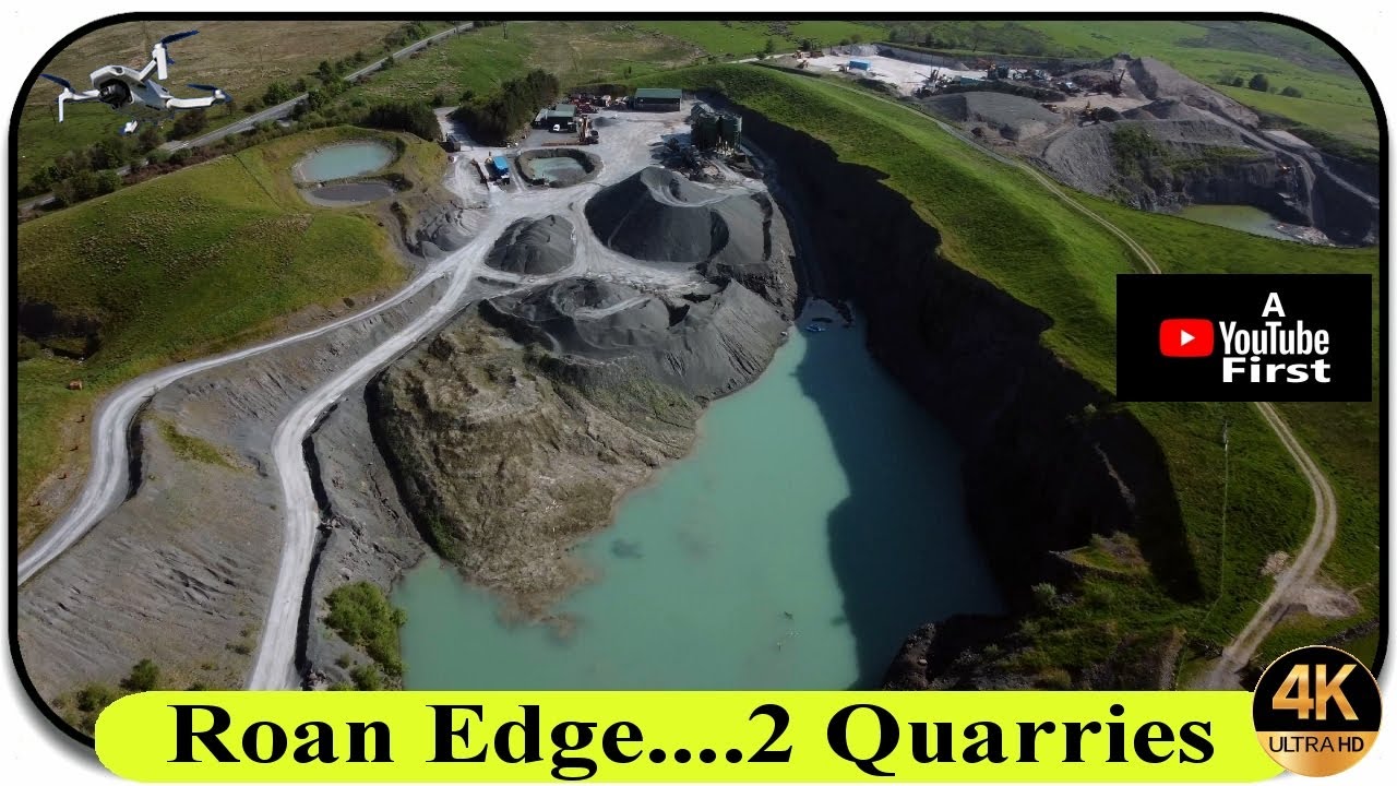 👷 Roan edge Quarries...2 quarries side by side..4k UHD Mini 2 footage 👷 ...