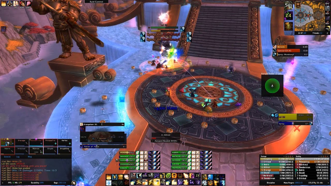 Ashes of Azeroth VS. Lei Shi 10Man (2 Heal) - YouTube