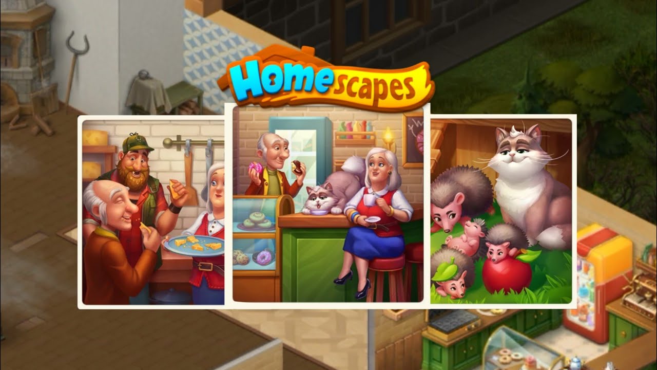 Homescapes - Bakery Unlocked - Day - 1 - 2 - YouTube