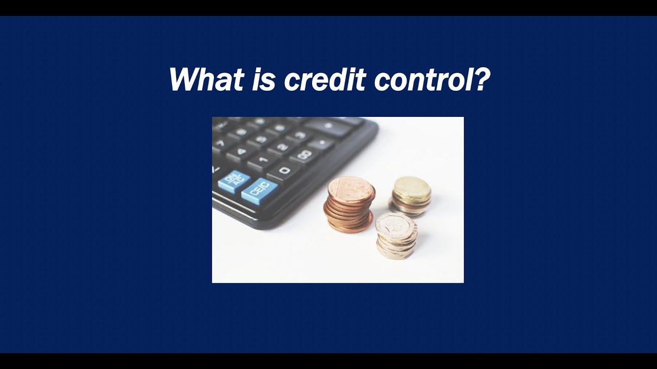What is credit control? - YouTube
