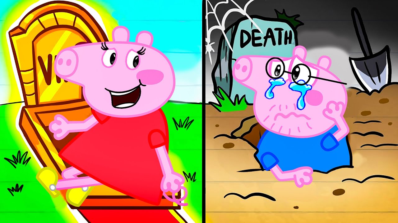 Peppa Pig Cartoon: Mommy! Don't leave me, I'm sorry - YouTube