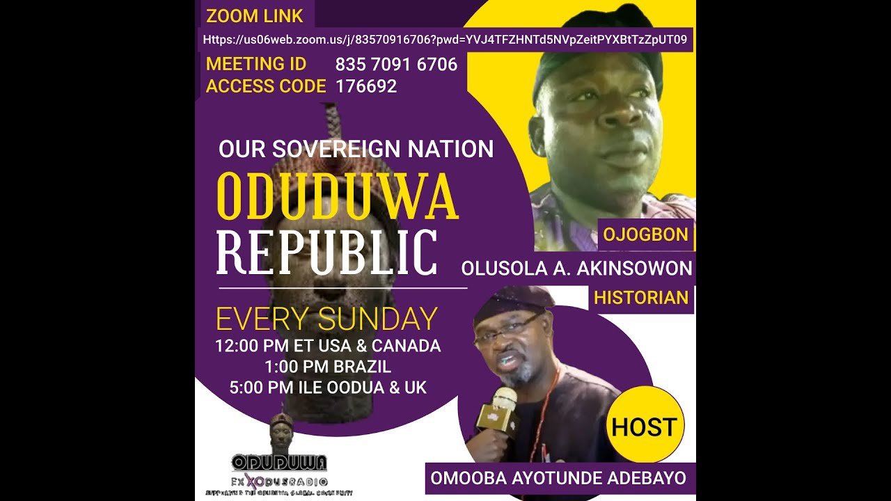 History of Oduduwa and Ile Oodua (Episode 1). Tells you what Yoruba is ...