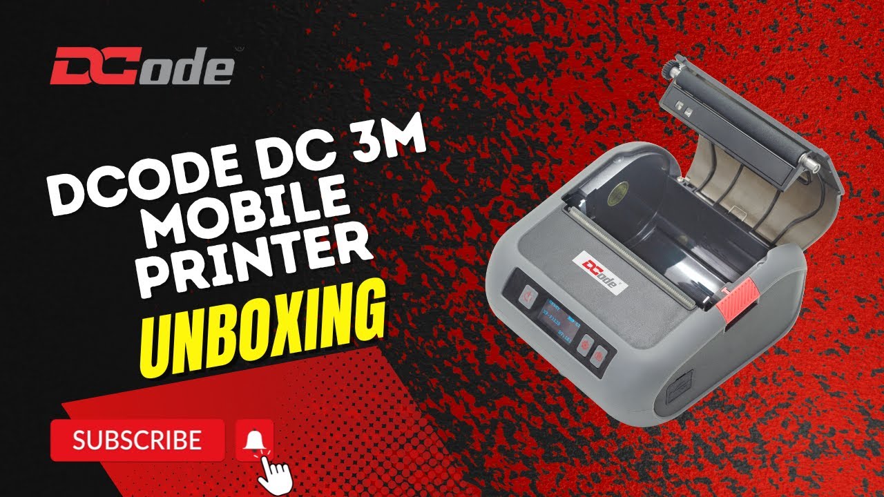 (HINDI) DCode DC 3M Mobile thermal printer unboxing - YouTube