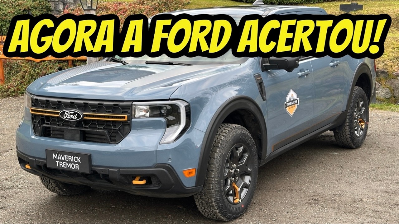 Nova Maverick Tremor - PREÇO DE FIAT TORO! TETO SOLAR E MAIS ...