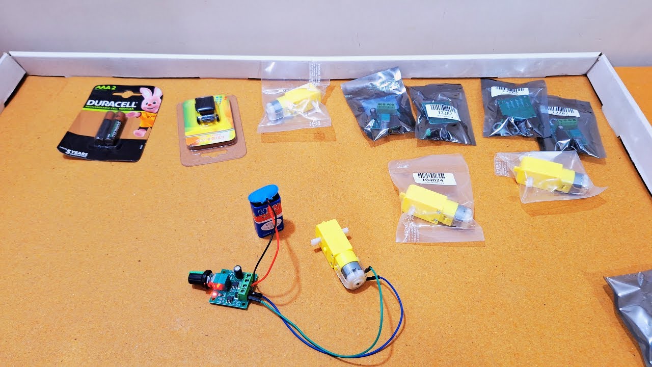 Robu Shopping Haul BO Gear Motor, Solar Car Kit and Voltage Regulator ...