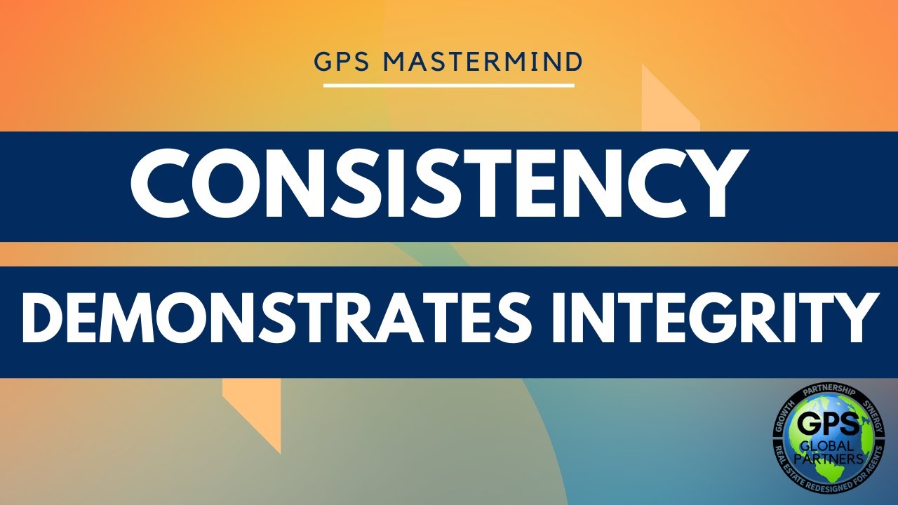 Consistency Demonstrates Integrity - YouTube