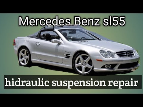 Mercedes Benz sl55 how to repair hidraulic suspension - YouTube