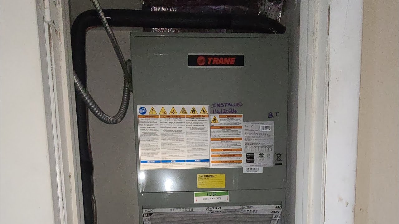 RunTru by trane install - YouTube