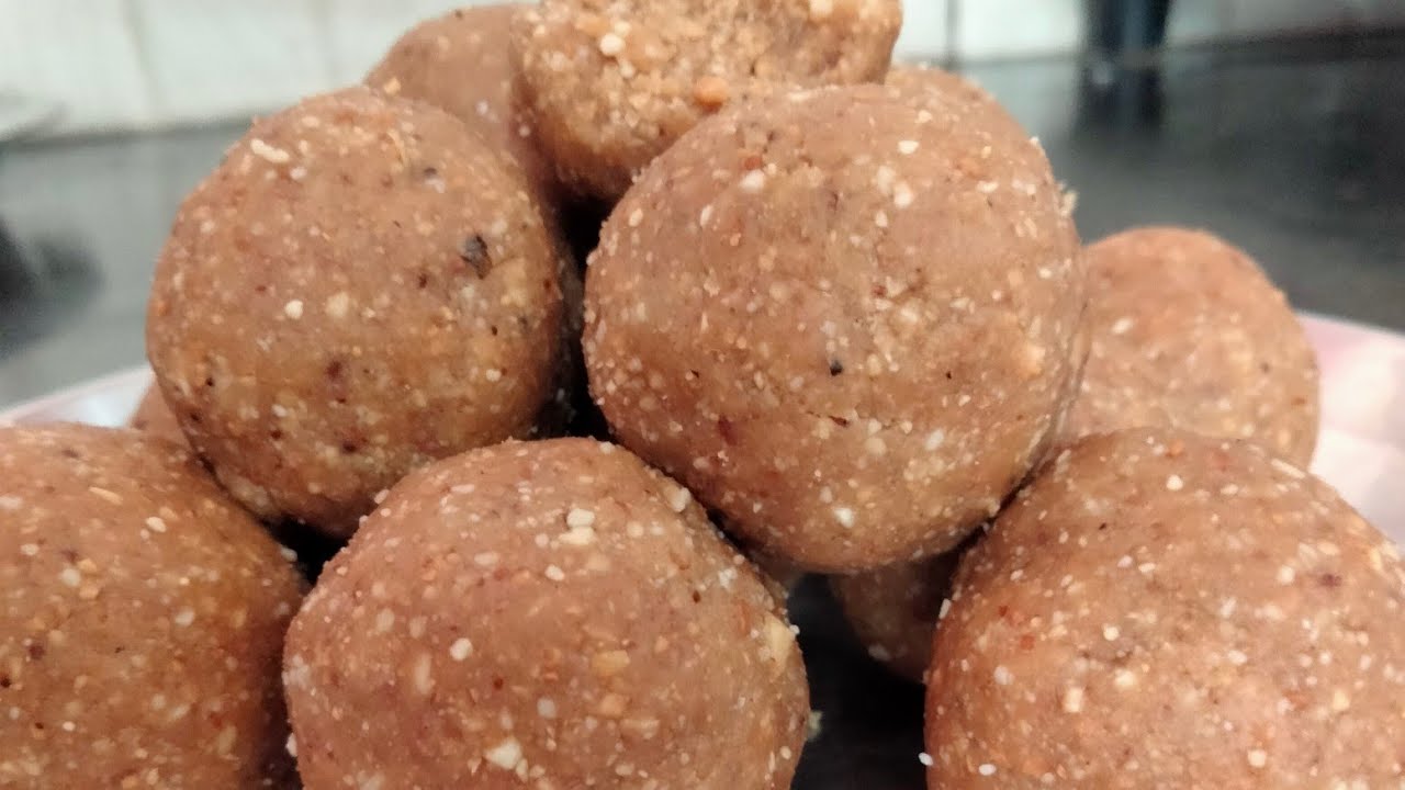mungfali ke dane dar laddu recipe in hindi KGN food with sufiya - YouTube