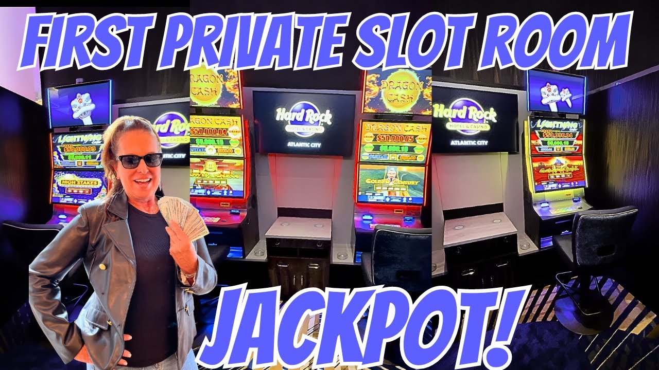 MY FIRST JACKPOT in the NEW PRIVATE SLOT ROOM - High Limit DRAGON CASH ...
