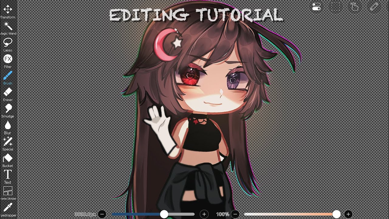 editing tutorial || 50K special || gacha tutorial || read desc - YouTube