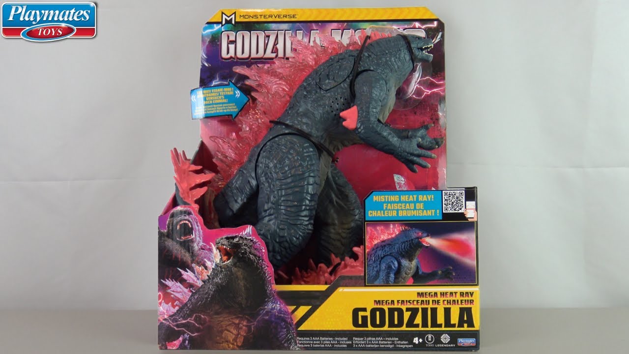 Mega Heat Ray Godzilla Review! (Playmates Godzilla x Kong: The New ...
