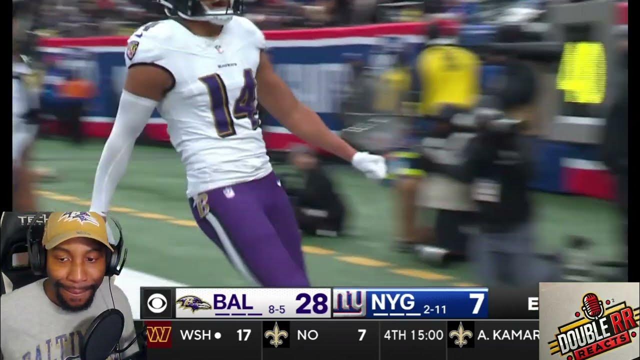 Baltimore Ravens vs New York Giants : Game Highlights & Reaction - Double RR Reacts - YouTube