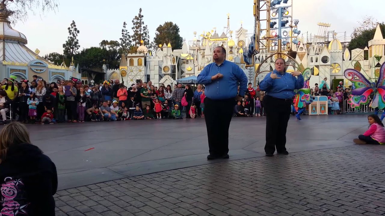Disney parade with sign language interpeters. - YouTube