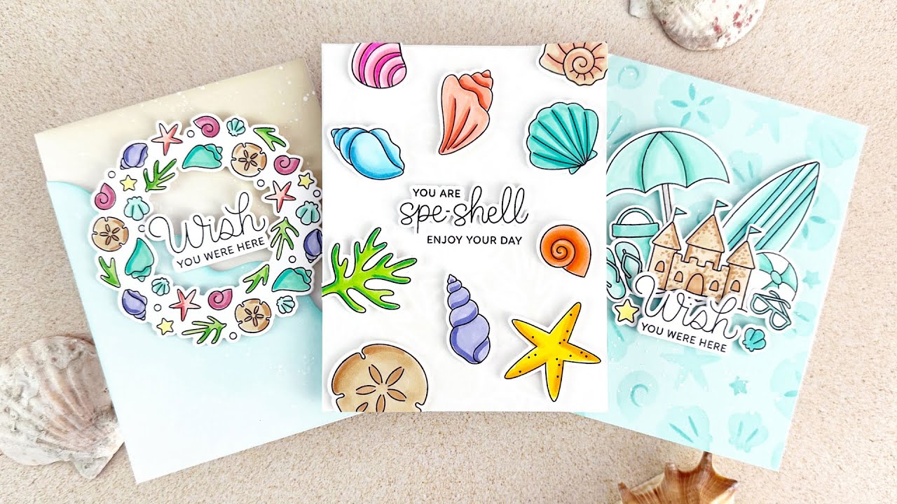 June Intro: New Stamps + Shoreline Borders - YouTube