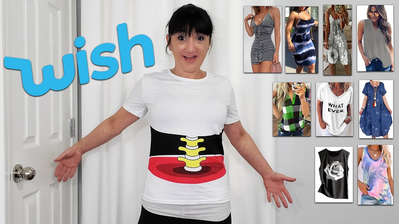 WISH Clothing Haul | Expectations vs. Reality | December 2020 - YouTube